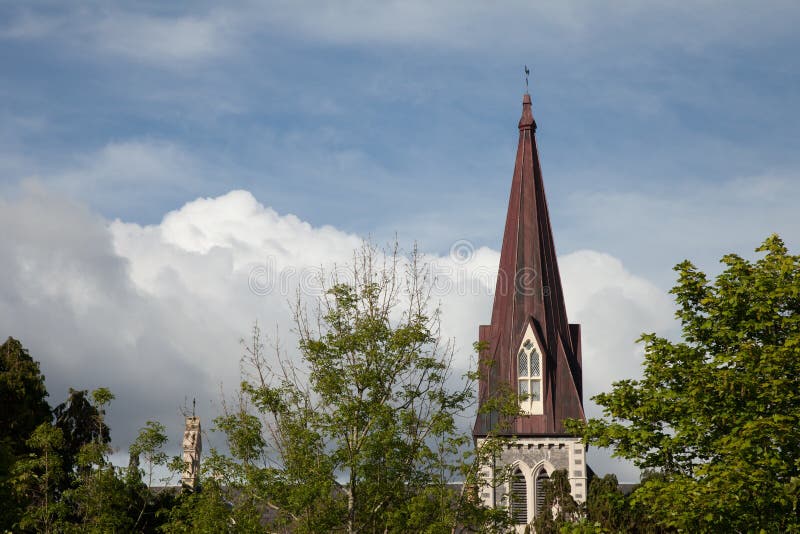 Church Spire, Kenmare, Ireland Stock Image - Image of kenmare, steeple ...