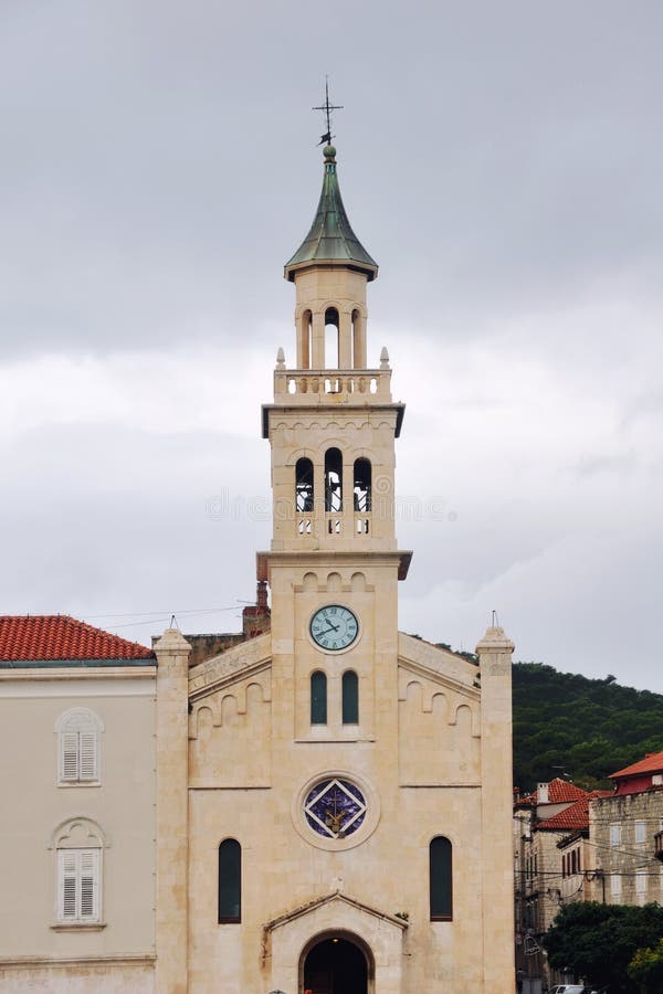 Church in Split, Croatia stock image. Image of adriatic - 35446921