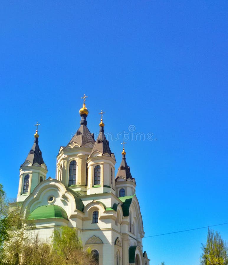 Church stock photo. Image of thechurch, nature, spring - 121375490