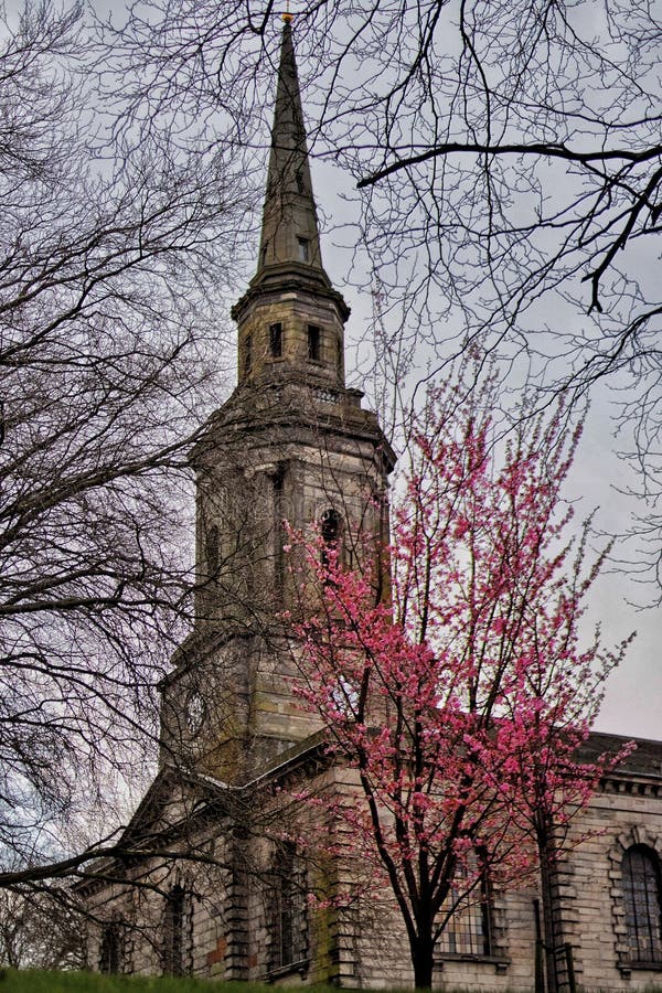 Church in Spring stock image. Image of travel, birmingham - 71556817