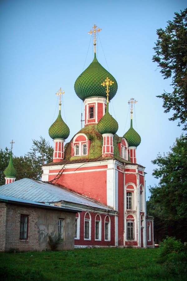The Church of the Sretensky Monastery Stock Photo - Image of white ...