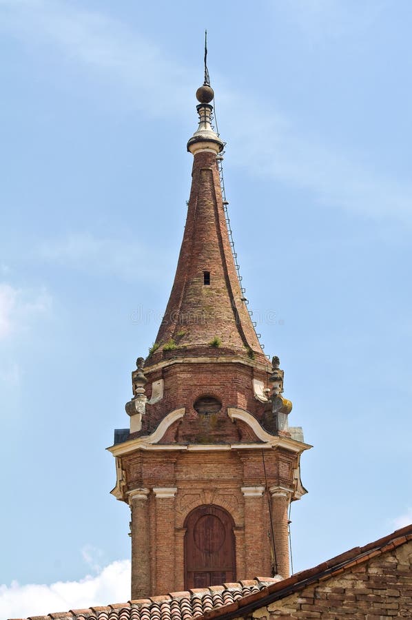 Church of St. Biagio. Cento. Emilia-Romagna. Italy. Stock Image - Image ...