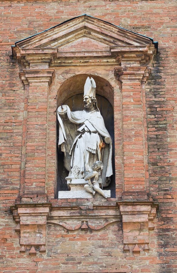 Church of St. Biagio. Cento. Emilia-Romagna. Italy. Stock Image - Image ...