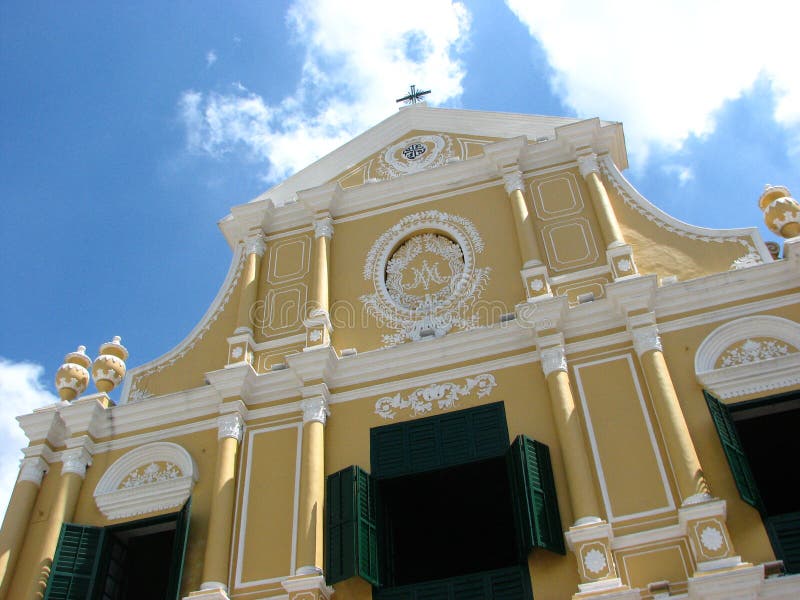 Church of St Dominic in Macau Stock Photo - Image of travel, religion ...