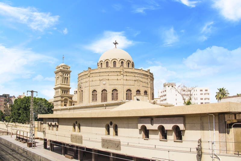 Church of St. George in the Coptic Cairo District of Old Cairo Stock ...