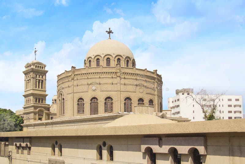 Church of St. George in the Coptic Cairo District of Old Cairo Stock ...