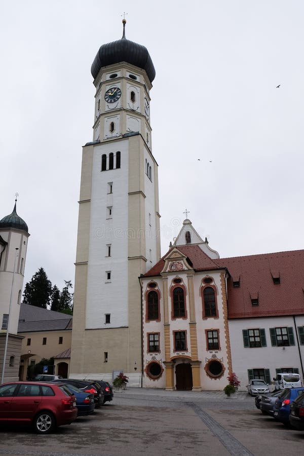 Church of St. John in Ursberg, Germany Editorial Stock Photo - Image of ...