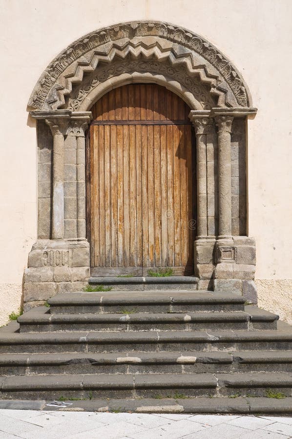 Church of St. Maria La Nova. Melfi. Basilicata. Italy. Stock Image ...