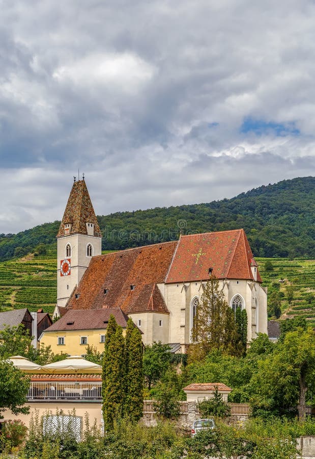 Church of St. Maurice, Spitz, Austria Stock Photo - Image of wachau ...