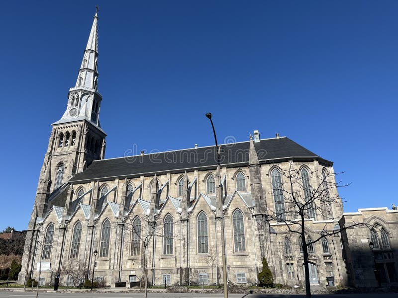 The Church of St. Peter the Apostle in Montreal Editorial Photo - Image ...