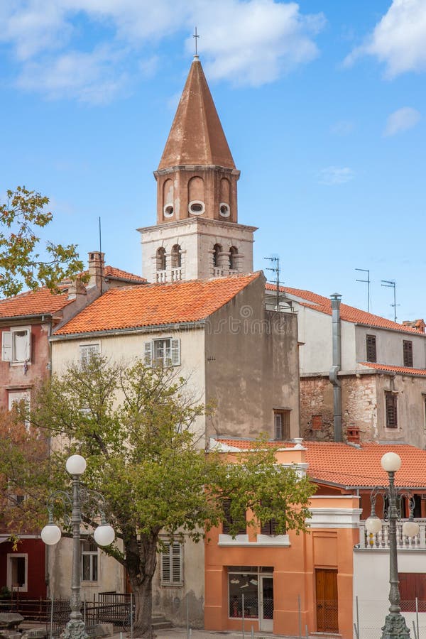 Church of St. Simon Zadar Croatia Stock Image - Image of steeple ...