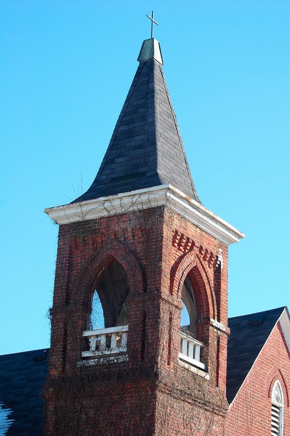 Church steeple stock image. Image of sunny, tower, bell - 7721807