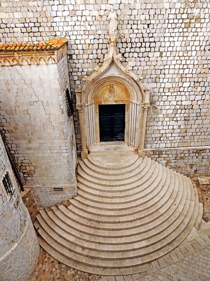 Tiled Church Steps stock image. Image of rise, stairs - 4005469