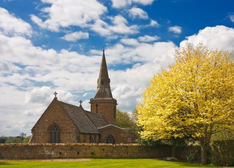 Small church stock photo. Image of door, blue, clouds - 22529818