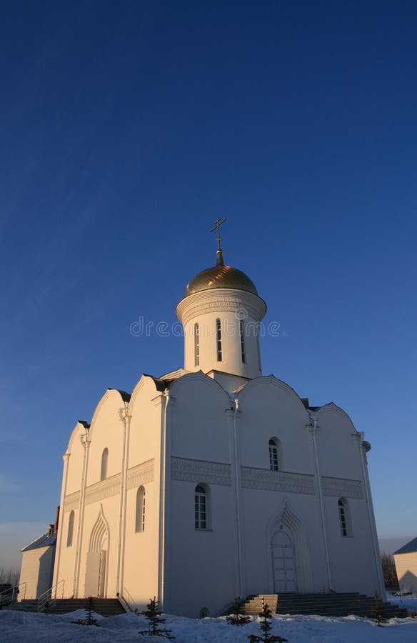 Church on a sunset stock photo. Image of history, cupola - 4674766