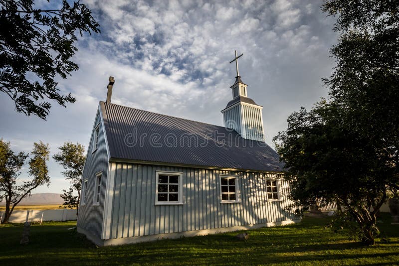 Church at sunset stock image. Image of spiritual, sunset - 30934141