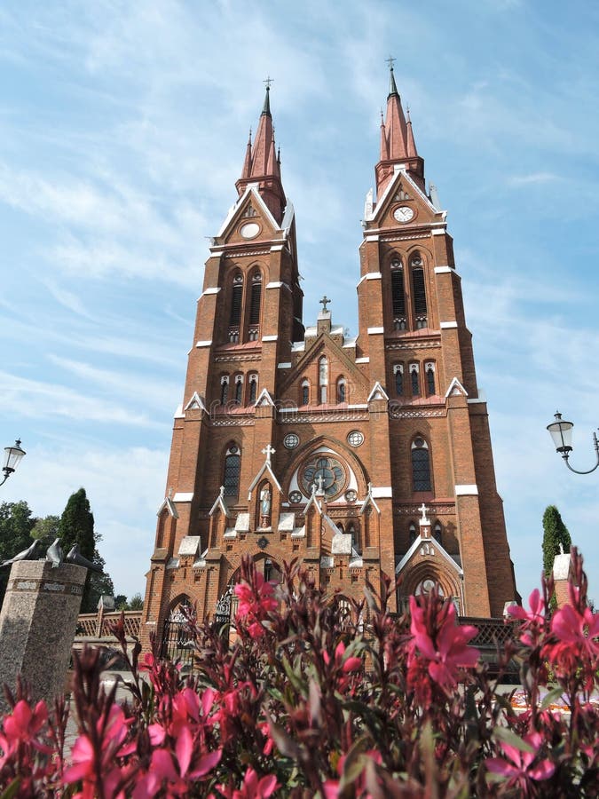Church in Sveksna, Lithuania Stock Image - Image of tower, beautiful ...