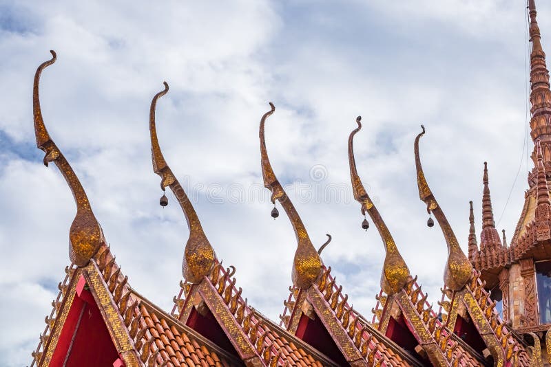 Church in Temple Sharp Gable Roof Stock Photo - Image of asia, landmark ...