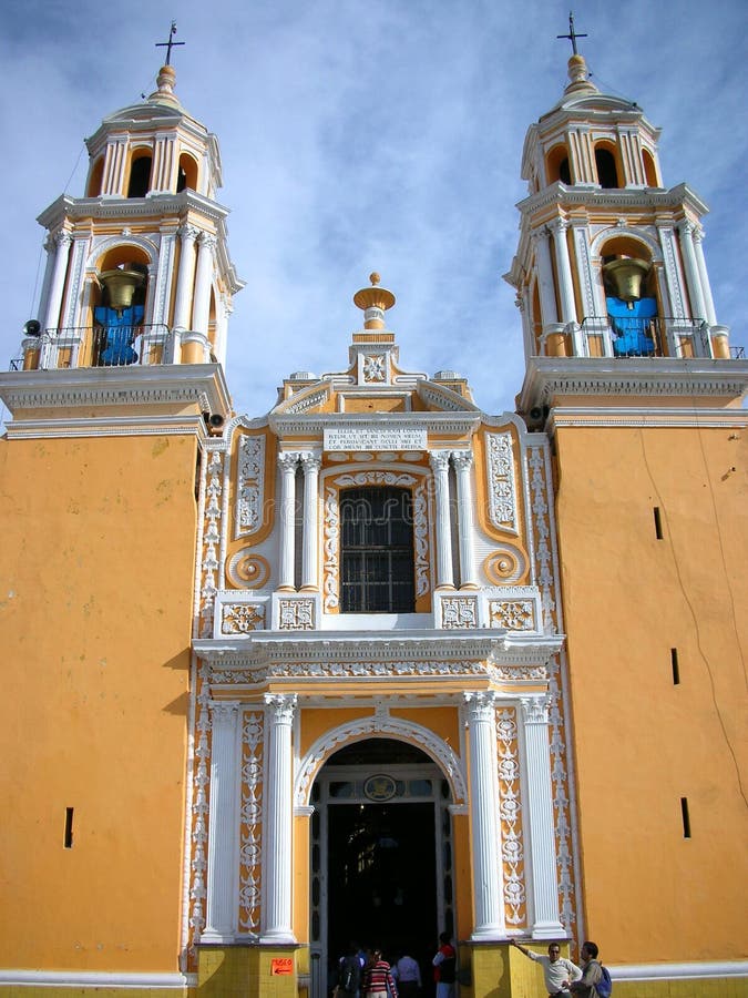 Mexican colonial church stock image. Image of mexico - 49018533