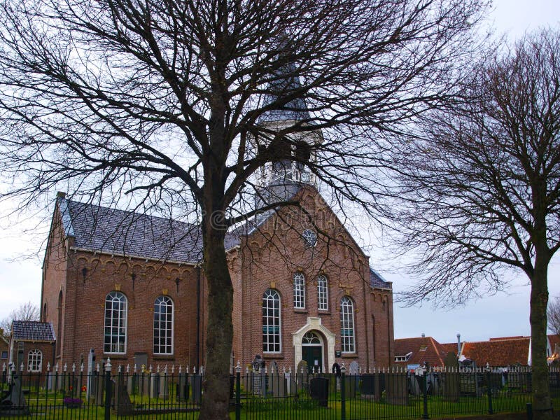 Church, Terschelling editorial photo. Image of waddenisland - 80100006