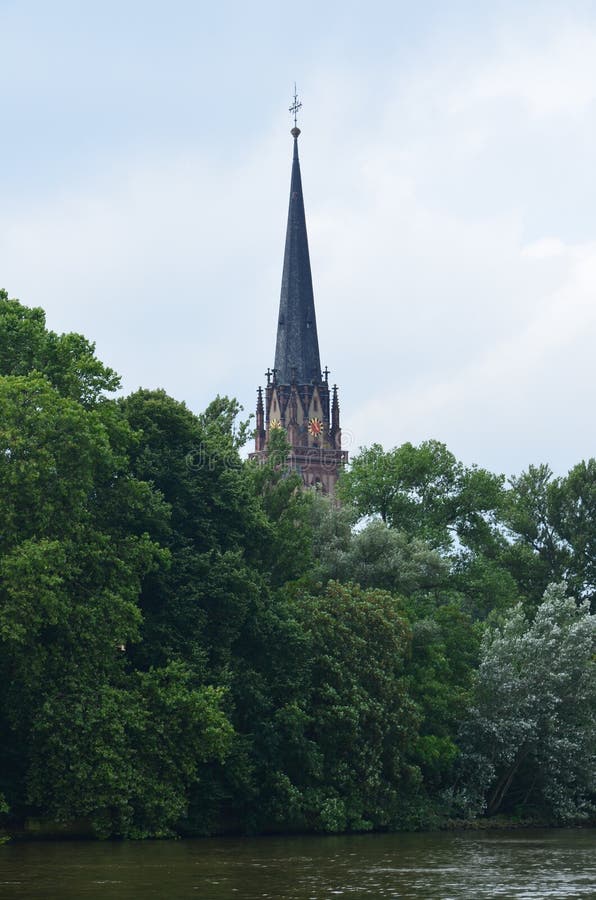Church of Three Kings, Frankfurt Stock Photo - Image of german, trip ...