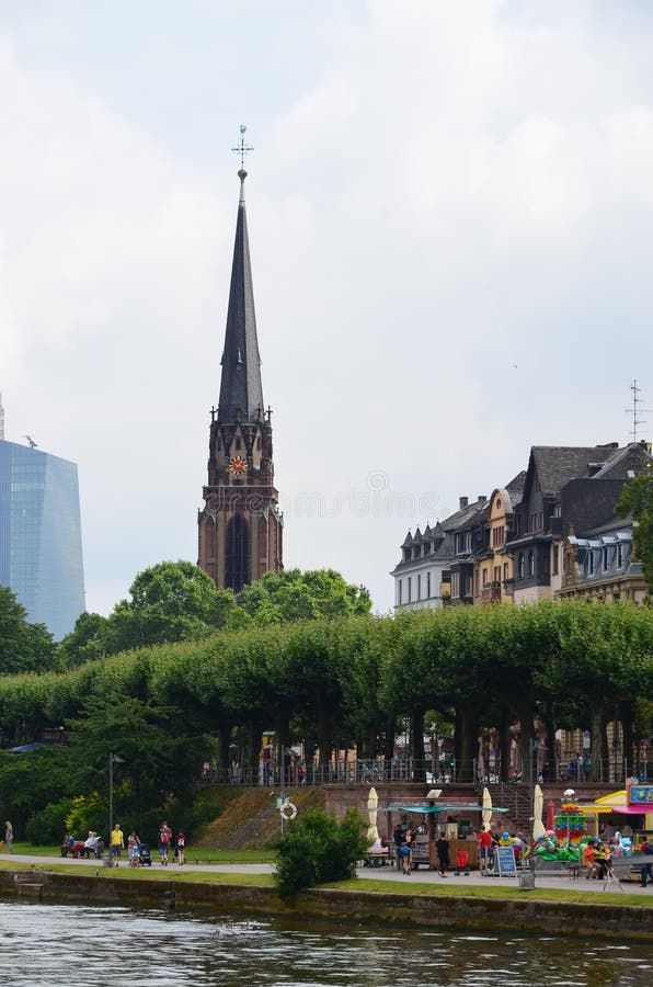 Church of Three Kings in Frankfurt am Main, Germany Stock Image - Image ...