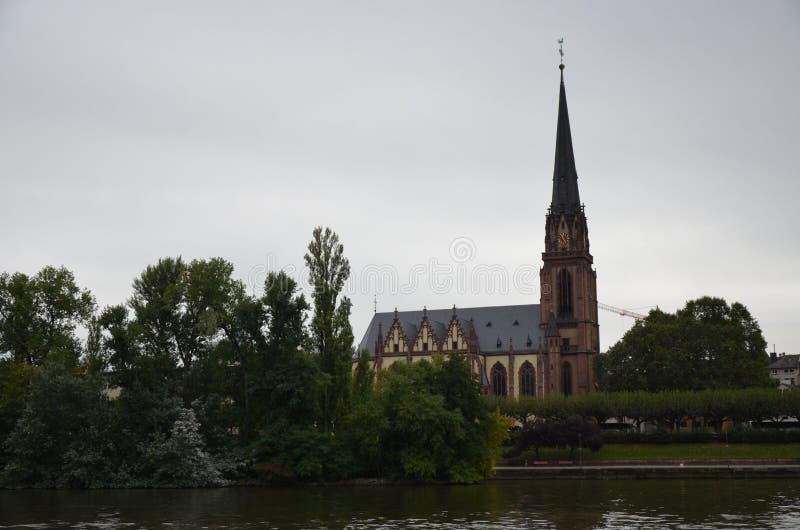 Church of Three Kings in Frankfurt am Main, Germany Stock Photo - Image ...