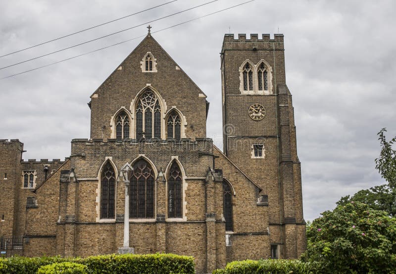 A Church - Tooting, London. Stock Photo - Image of avon, greenery: 96513272