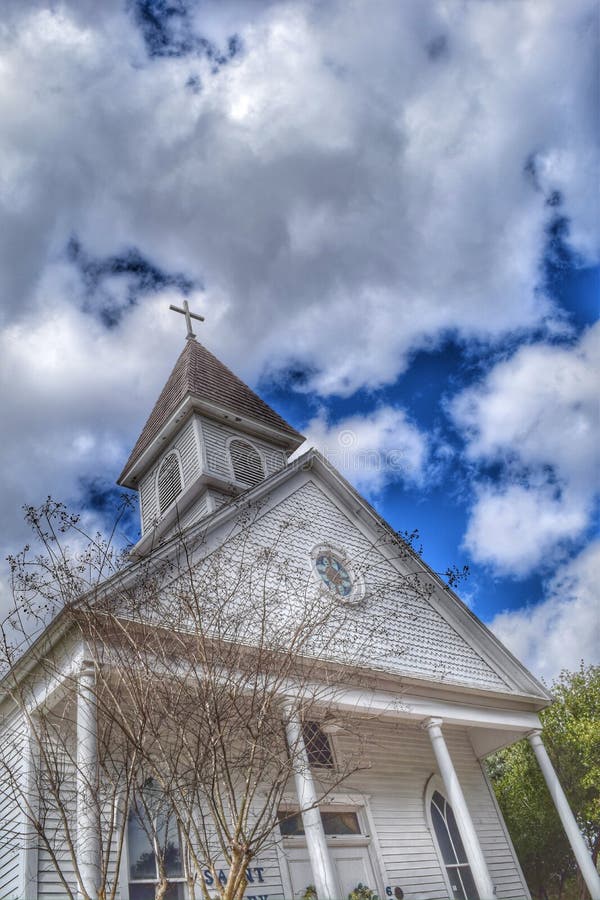 Church top with blue sky stock photo. Image of upper - 50614914