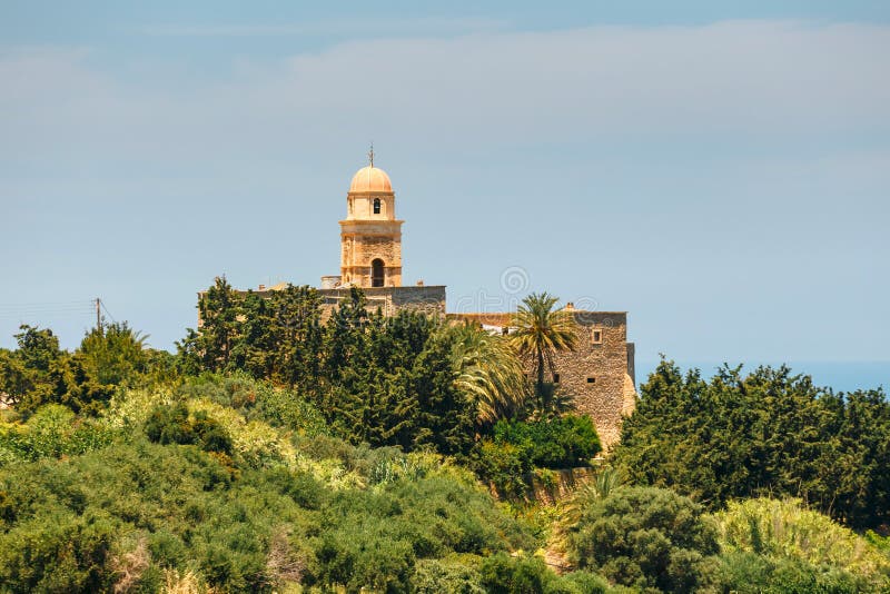 Church of Toplou Monastery, Crete Stock Photo - Image of antiquity ...