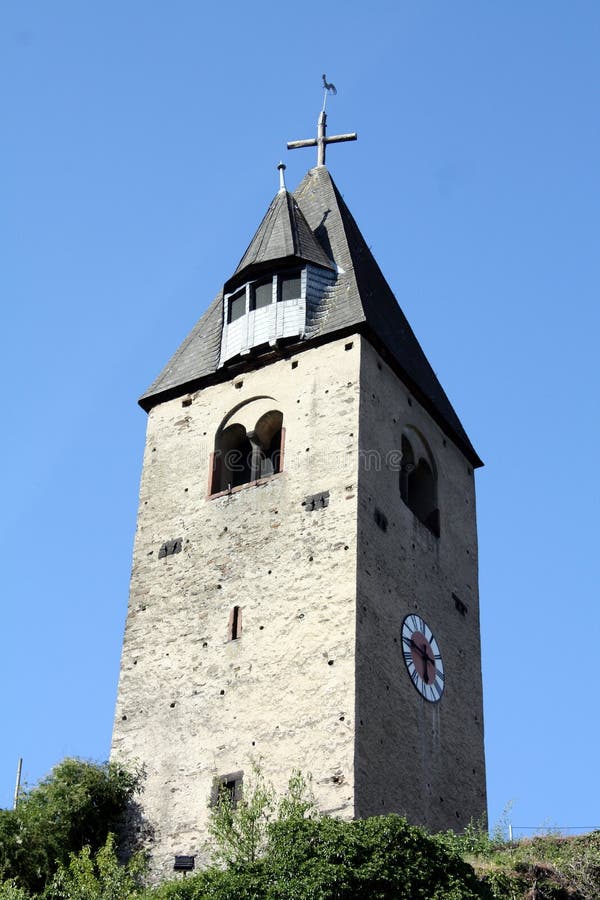 Church tower stock image. Image of kobern, history, construction - 20073221