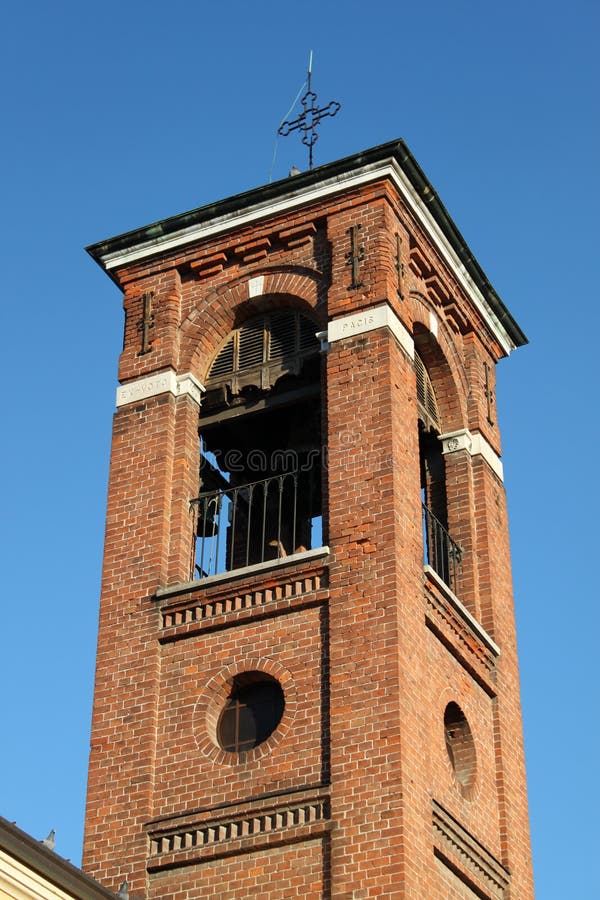Church tower stock image. Image of italy, summer, horizontal - 23991541