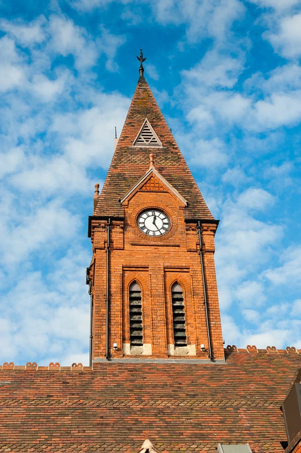 Church tower stock photo. Image of church, brickwork - 58672962