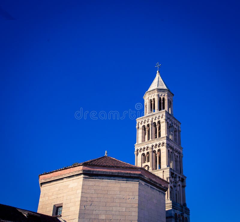 The tower in Split stock photo. Image of palace, city - 24099044