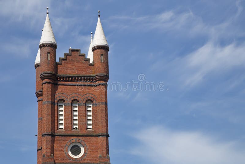 Church Tower, Victoria, BC, Canada Stock Photo - Image of side ...