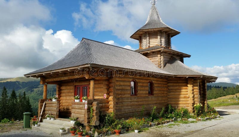 Church stock photo. Image of mountain, roof, small, building - 43634510
