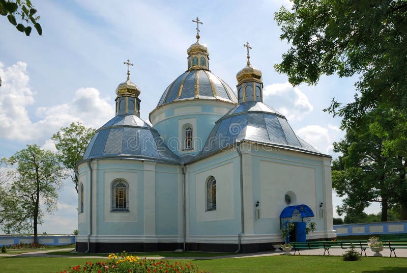 Church in the Ukraine stock image. Image of ukraine, clouds - 2825865