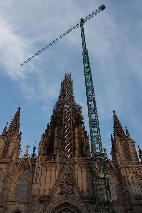 Church under construction stock photo. Image of tall - 28373764