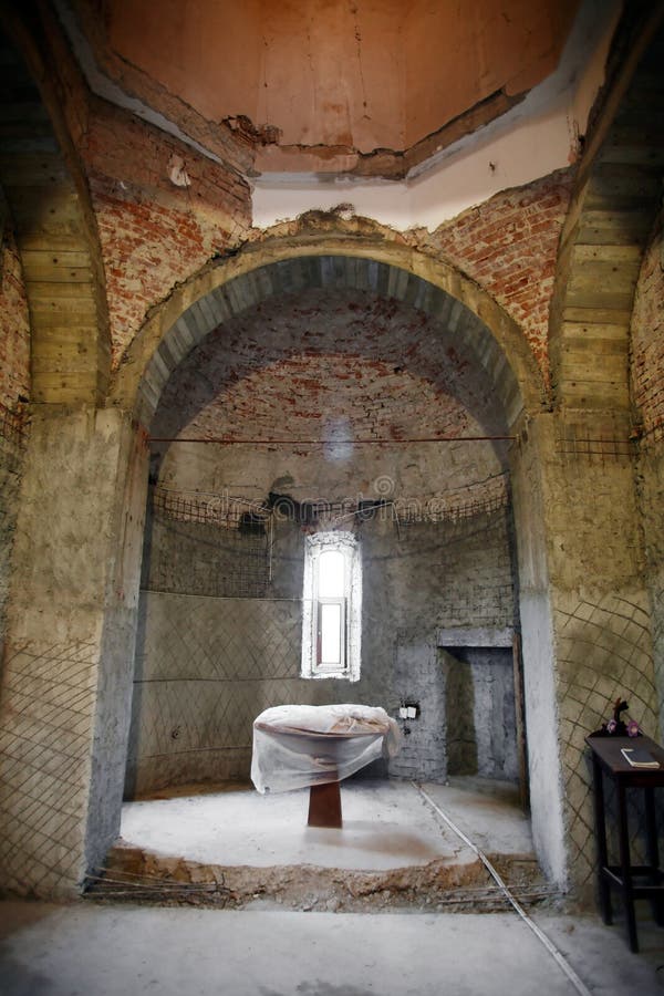 Church under construction stock photo. Image of orthodox - 38401132