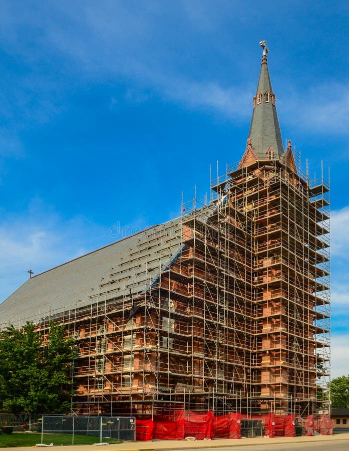 An Orange County Church Under Construction in Orange County California ...