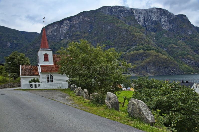 Church in Undredal in Norway Stock Image - Image of building, summer ...