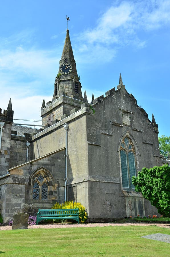 Upper Largo Church stock image. Image of church, religion - 56745007