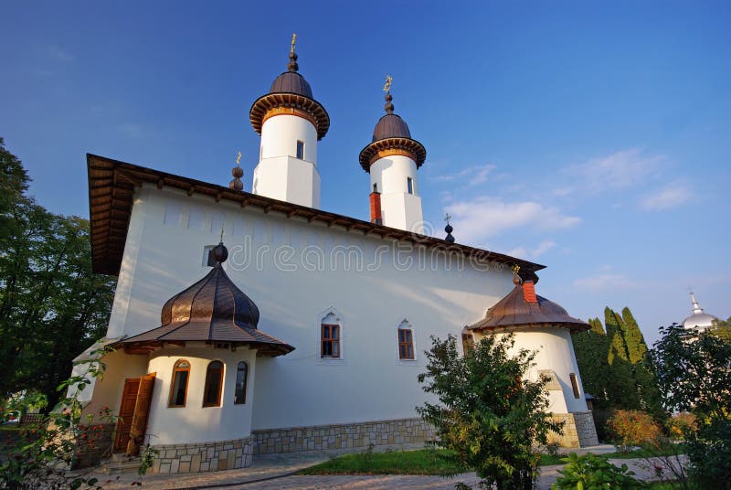 Varatec Monastery Romania stock image. Image of bucovina - 12029513