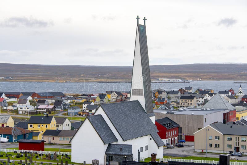 Church of Vardo stock photo. Image of finnmark, wall - 350380284