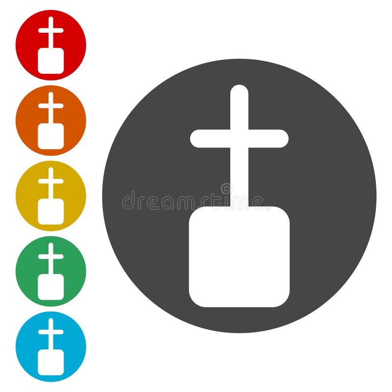 Church Vector Icon, Church Symbol Stock Vector - Illustration of cross ...