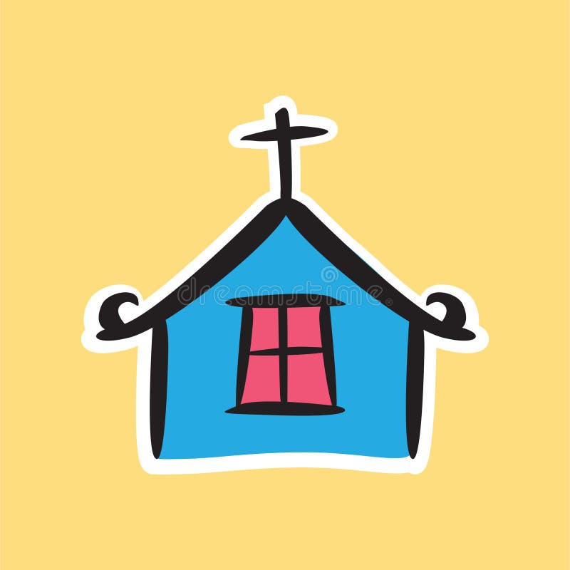 Church. Vector Illustration Decorative Design Stock Vector ...