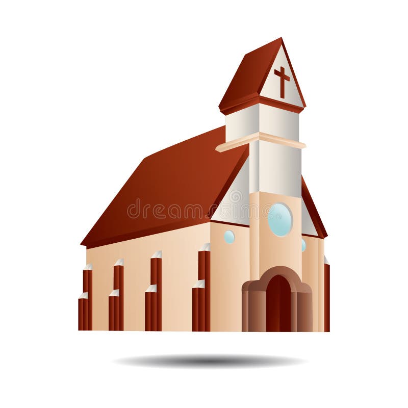 Church. Vector Illustration Decorative Design Stock Vector ...