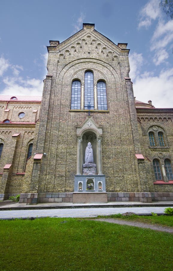 Church in vilnius stock photo. Image of temple, religion - 24936082