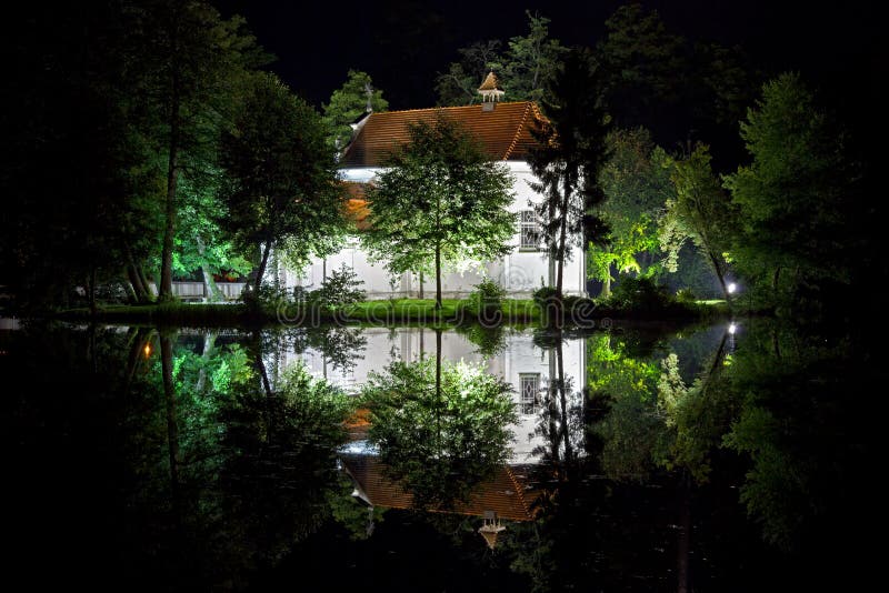 Church on the water stock image. Image of reflection - 21901005