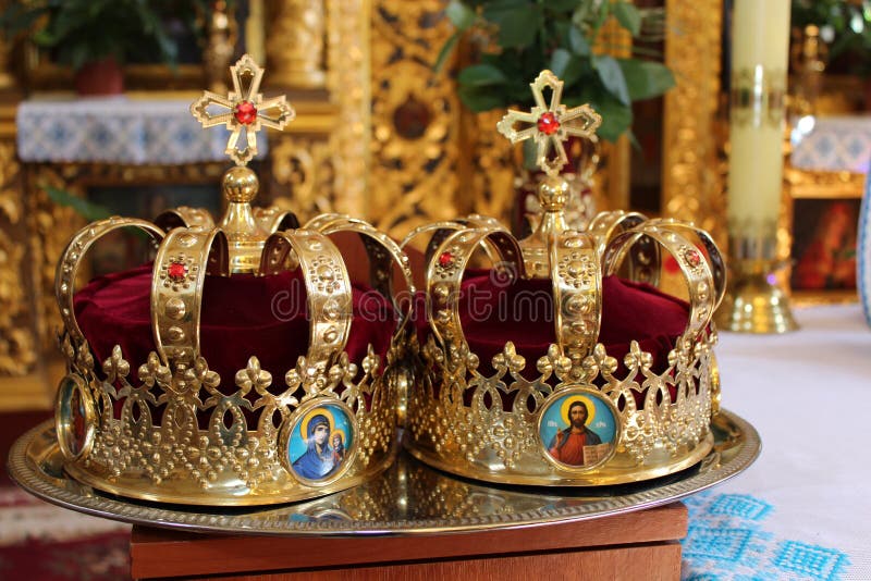 Church wedding crown stock photo. Image of engagement - 33779220